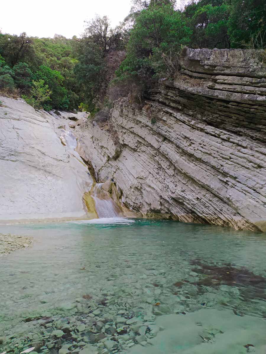 Tryfos waterfalls in Aitoloakarnania, Greece - Trails and Food